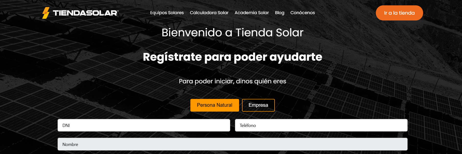 Contacto consulta - Tienda Solar